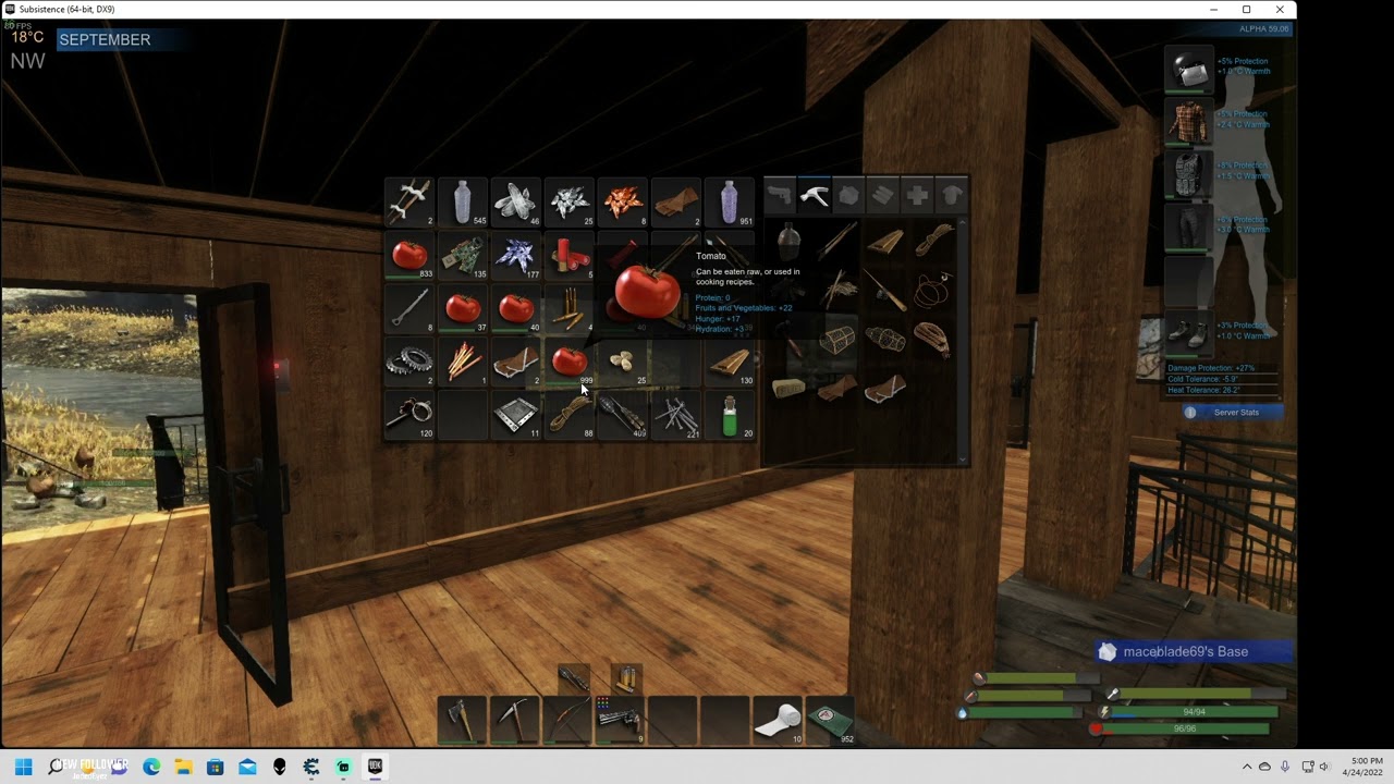 Subsistence Alpha 59 Duping and Decay Lock - YouTube