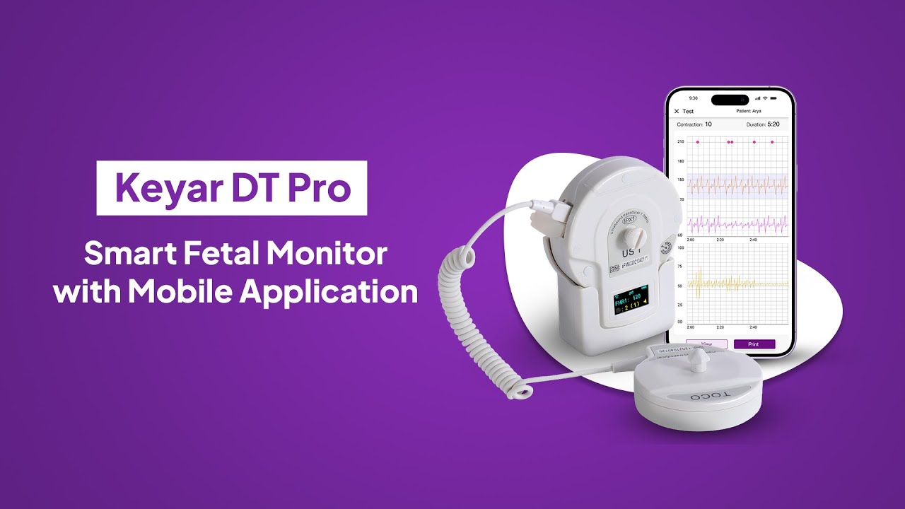 Keyar DT Pro: A Smart Fetal Monitor for hospitals to monitor FHR and UC ...