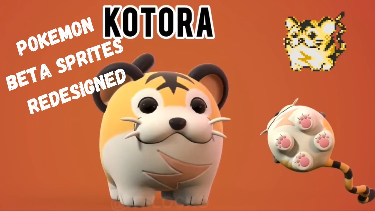 Pokemon Beta Sprites Redesigned - YouTube