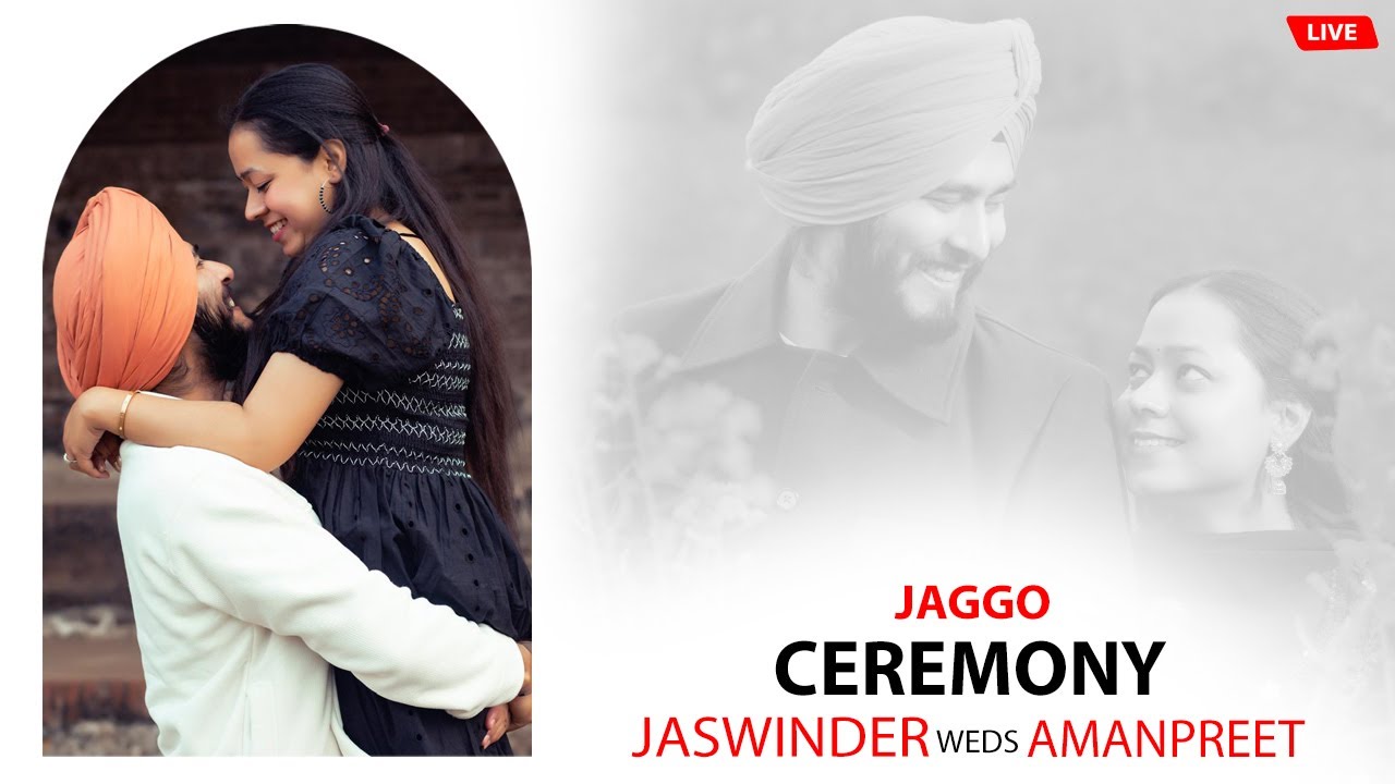 LIVE🔴 JAGGO CEREMONY JASWINDER WEDS AMANPREET ( DURGA STUDIO JAITSAR ...