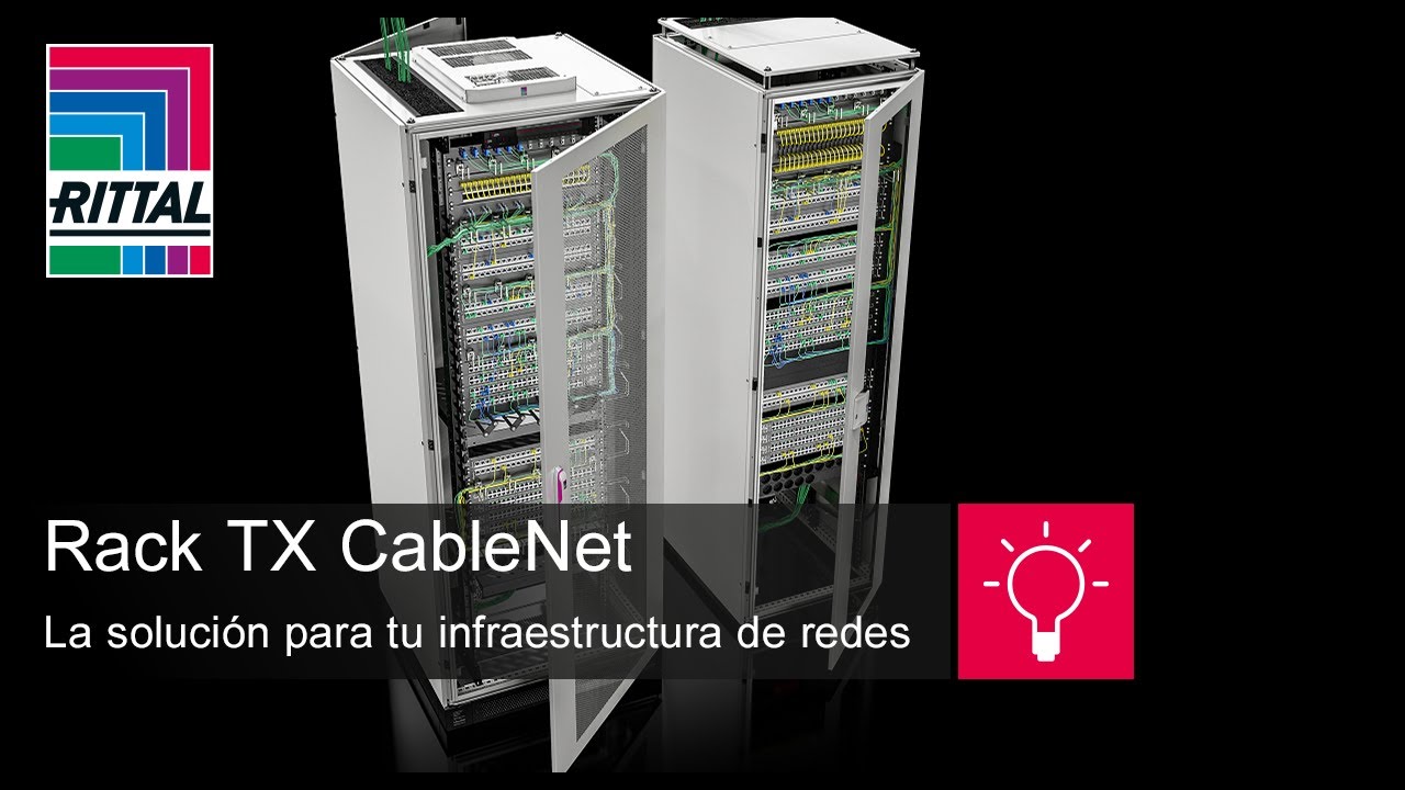 Rack TX CableNet | Rittal ES - YouTube
