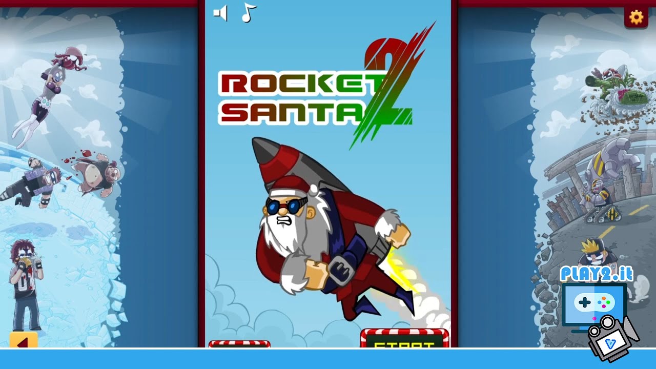 Berzerk Flashbak - Rocket Santa 2 | gameplay - YouTube