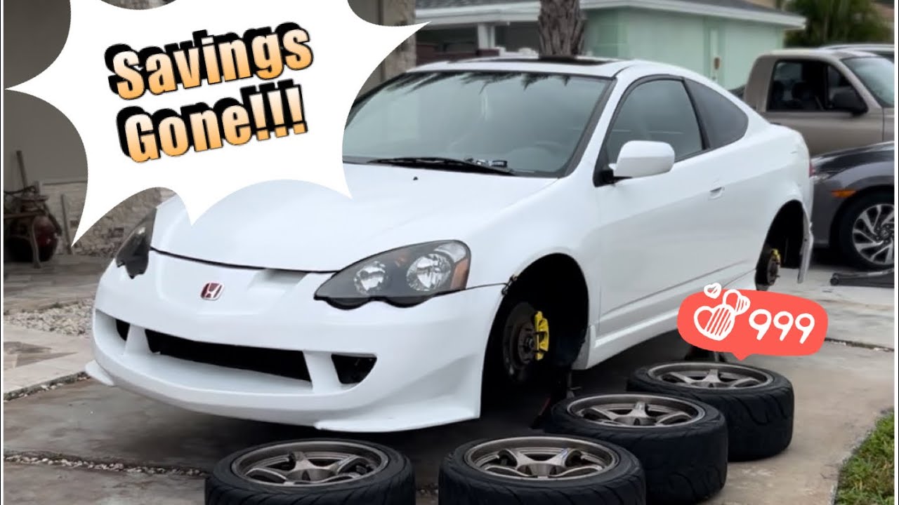 MUGEN DC5 GETS JDM WHEELS - YouTube