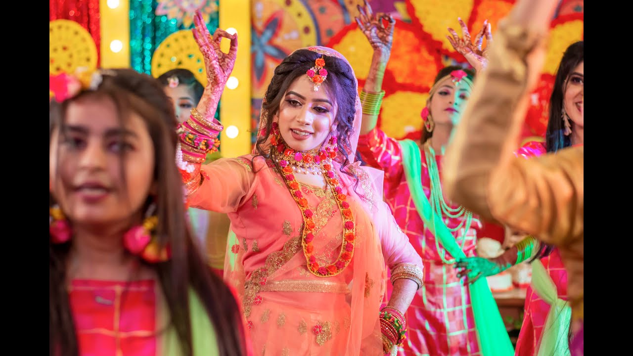 Holud Dance Video of Raidah ll Preeminent Photography - YouTube