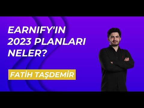 Earnify'ın 2023 planlarını Fatih Taşdemir anlattı | Webrazzi XYZ 2023