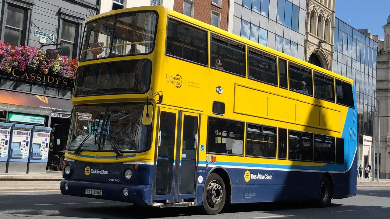 Ride On-Board Dublin Bus AX646 on Route 11 to Sandyford ...