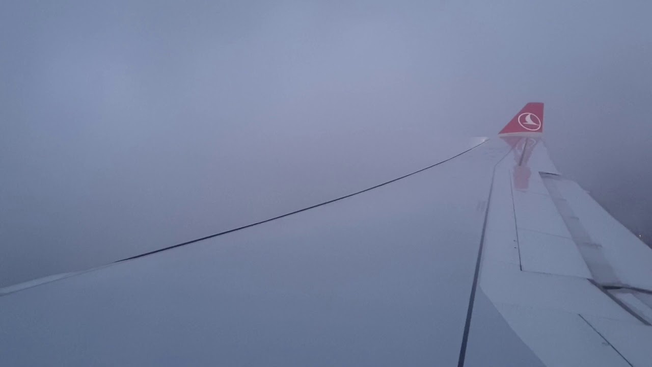 Turkish Airlines Flight TK1954 Take-off - YouTube