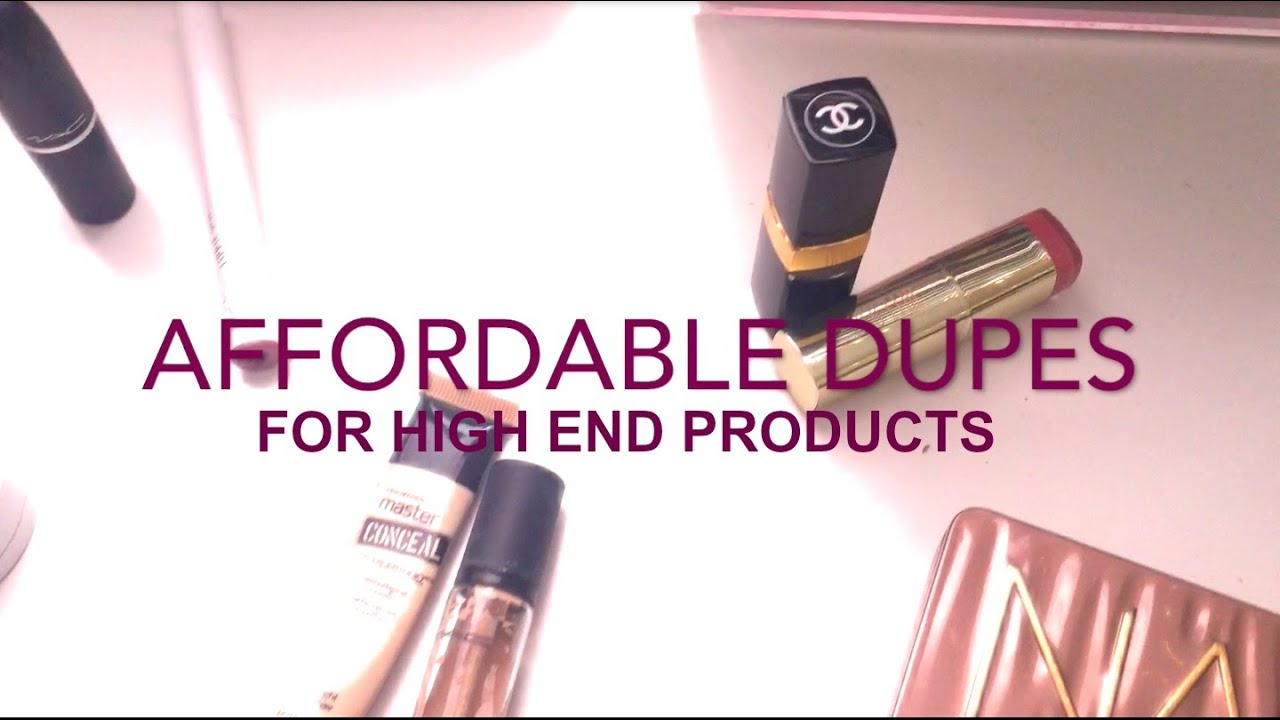 DRUGSTORE DUPES FOR HIGH END PRODUCTS ♡ - YouTube