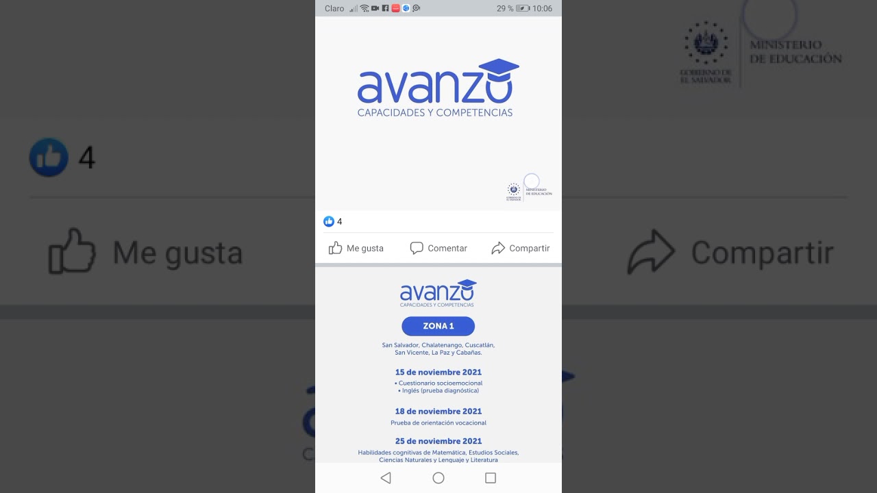 Información sobre la realización de la prueba AVANZO 2021 - YouTube