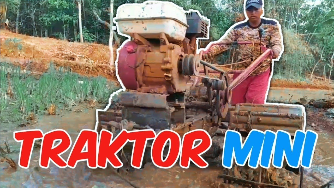 Traktor Mini Bajak Sawah - Traktor Mania Indonesia - YouTube