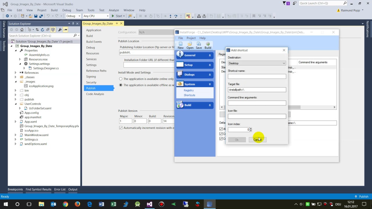 InstallForge Setup and Publish an Application - YouTube