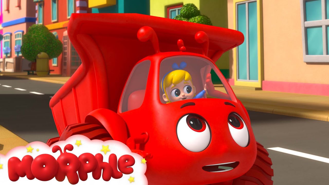 Big Red Truck | Morphle and Gecko's Garage - Cartoons for Kids ...