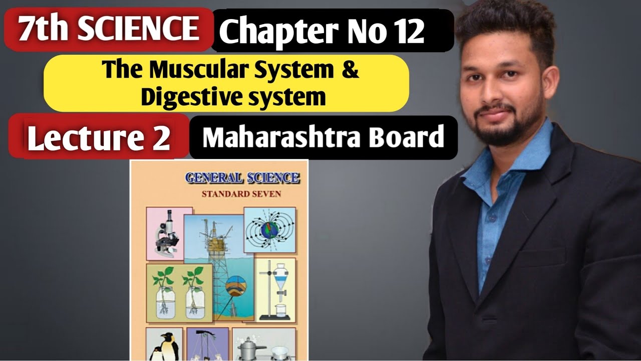 7th Science | Chapter 12| Muscular System & Digestive system | Lecture 2 | maharashtra board ...