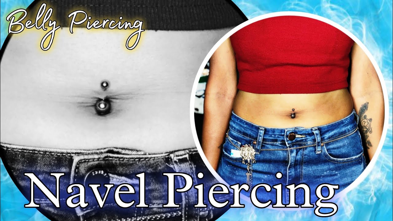 Belly Piercing | Navel Piercing Reaction - YouTube