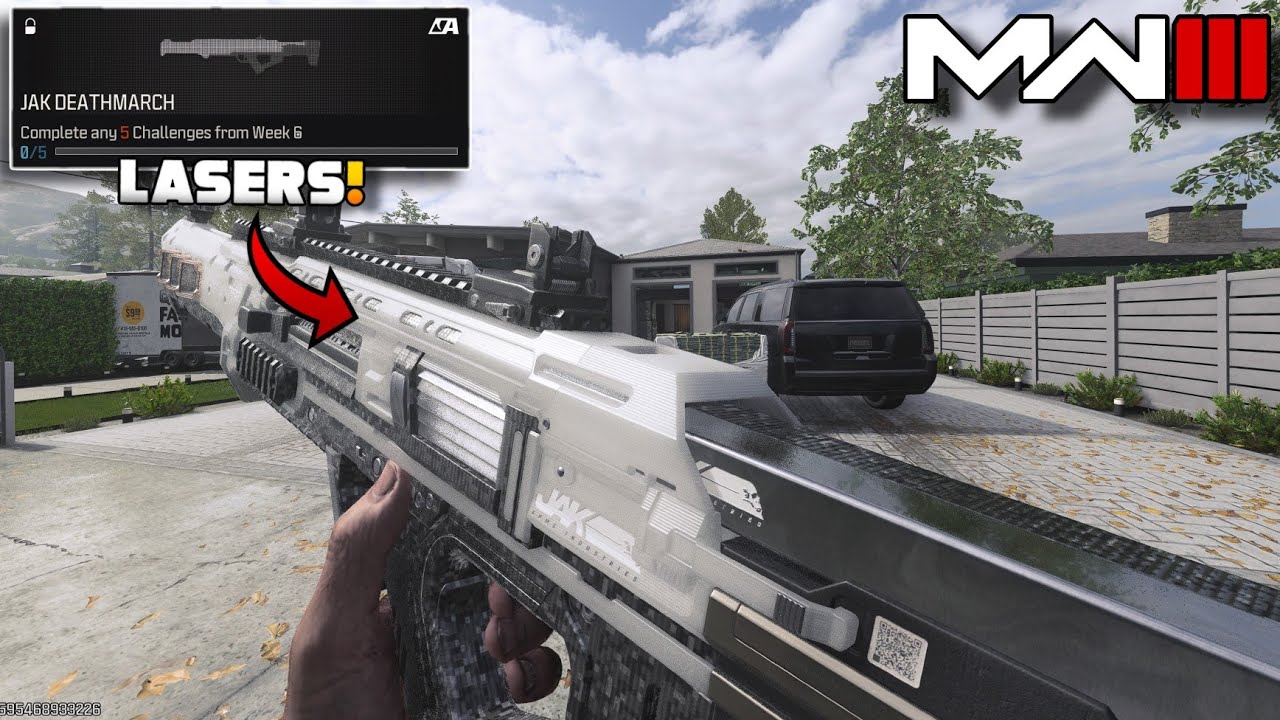 They Added a LASER GUN Conversion Kit to MW3! (JAK DEATHMARCH Kit ...