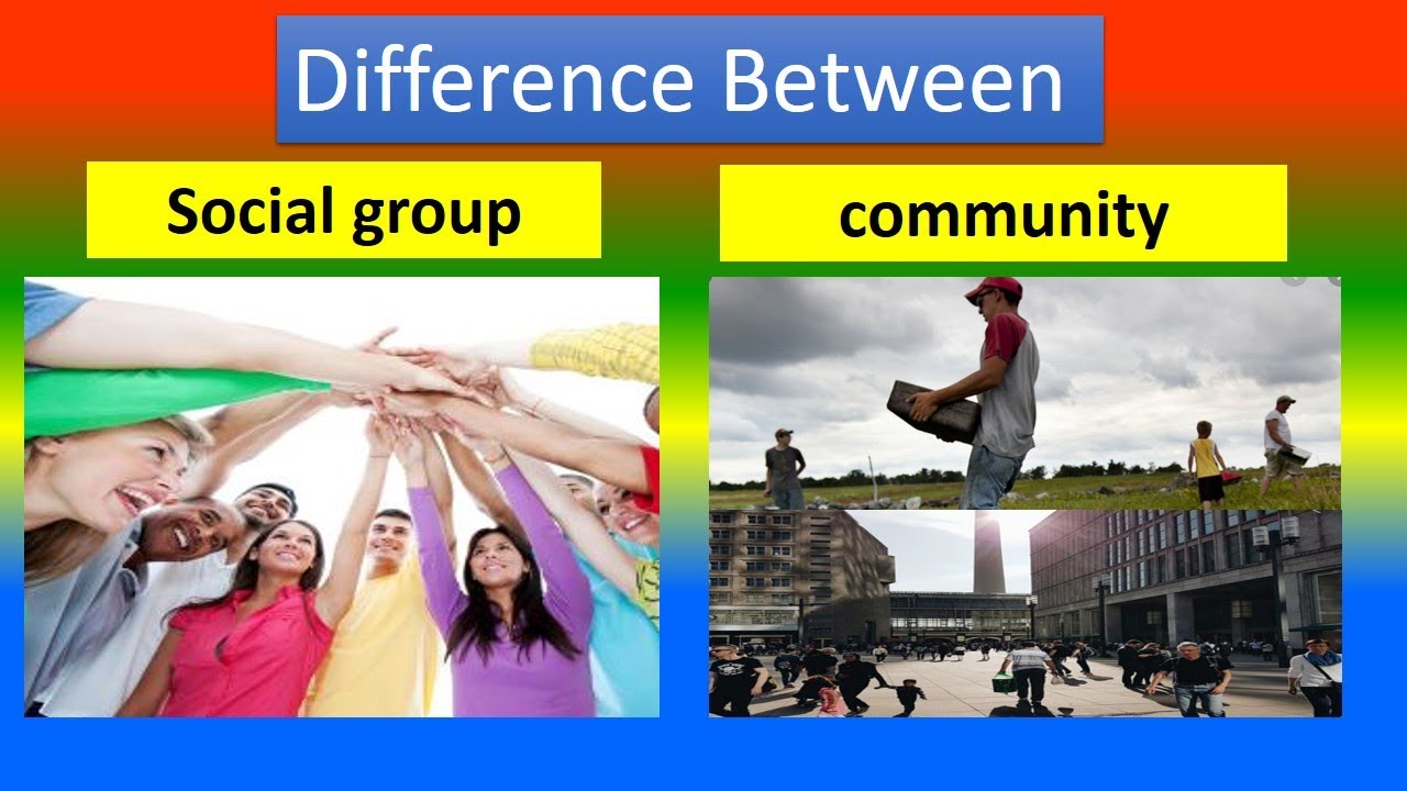 Difference Between Social groups and Community - YouTube