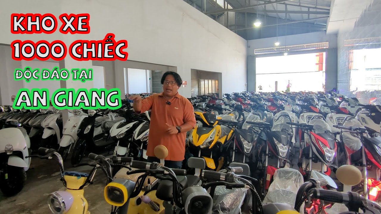 Tận mắt nhìn thấy kho xe 1000 chiếc đủ loại tại KIM NGỌC AN GIANG. SH Ý ...