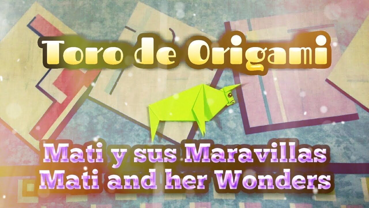 Toro de Origami 🐂🐂 / origami bull 🐂🐂 - YouTube