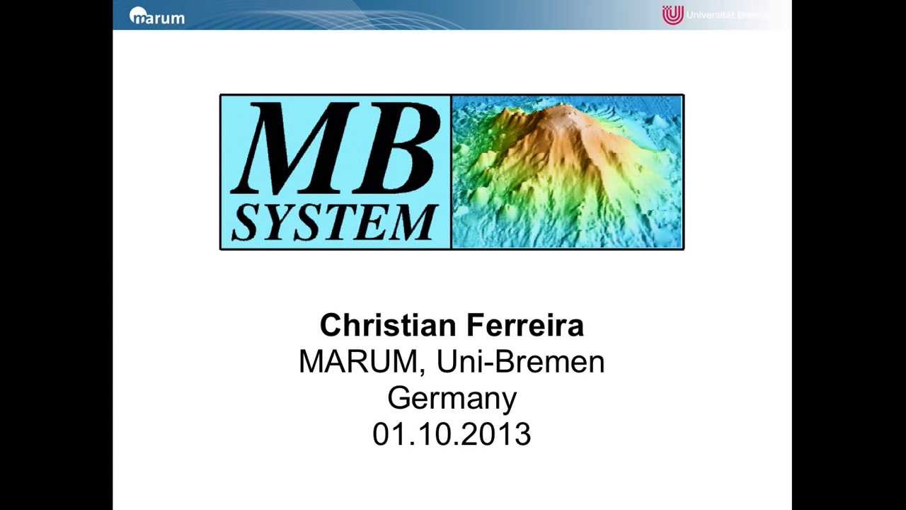 00 - Introduction to the graphical tools from MB-System - YouTube