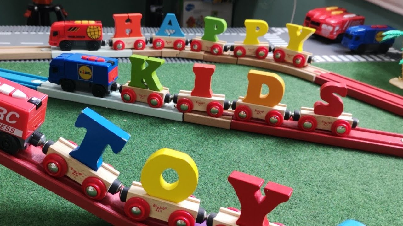 Happy Kids Toys, Alphabet, Train toy, Brio, Thomas, Wooden, Building ...