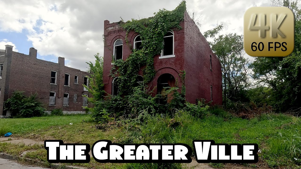 Driving Around St. Louis Hood - "The Greater Ville" Neighborhood in 4k ...