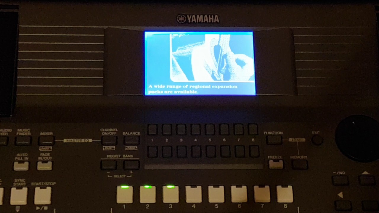 Factory Demo General Keyboard Yamaha PSR S670 - YouTube