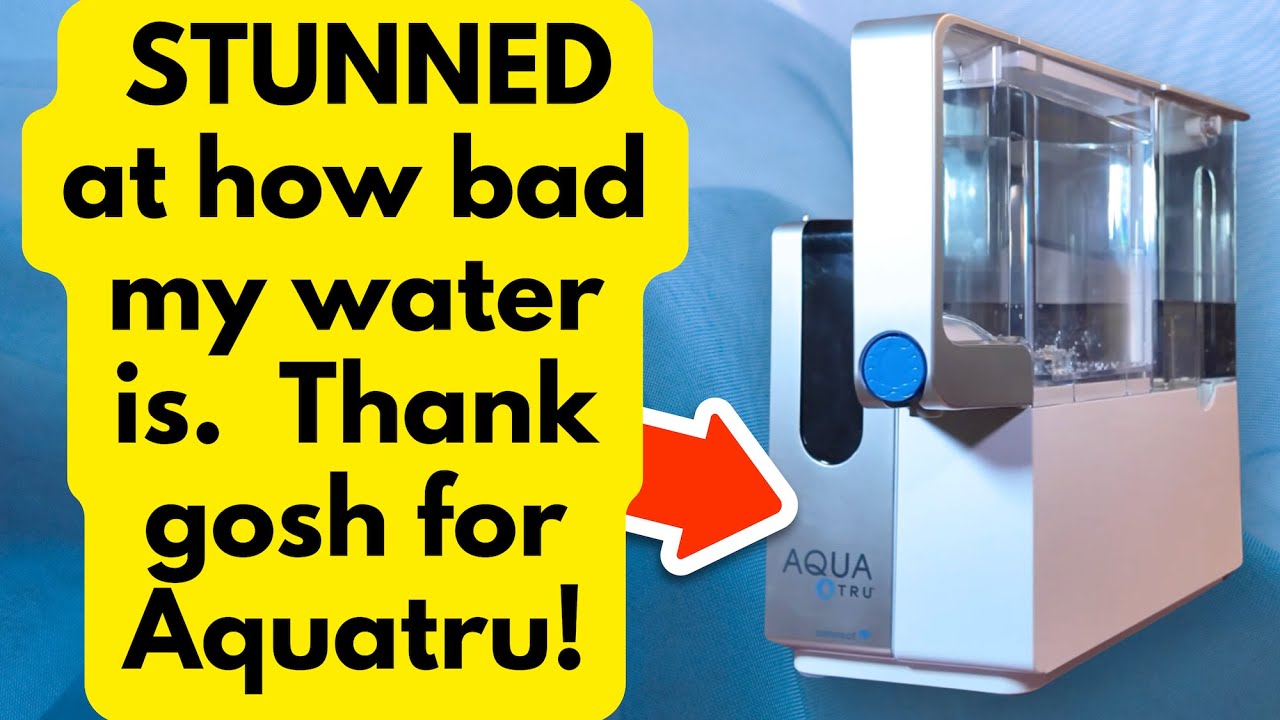 AquaTru Connect Countertop Water Filtration Purification System 4-Stage ...