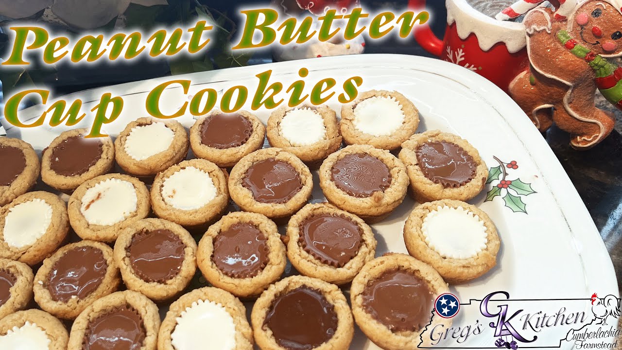 Peanut Butter Cup Cookies - A Christmas Tradition - YouTube