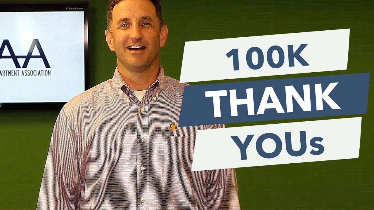 100K Thank Yous - What It Means To Me - YouTube