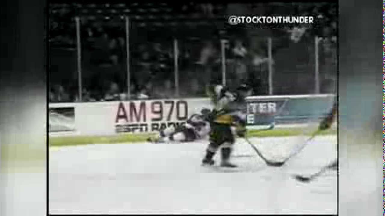 THUNDERVISION: Ryan Constant's devastating hit on Sean Wiles - YouTube