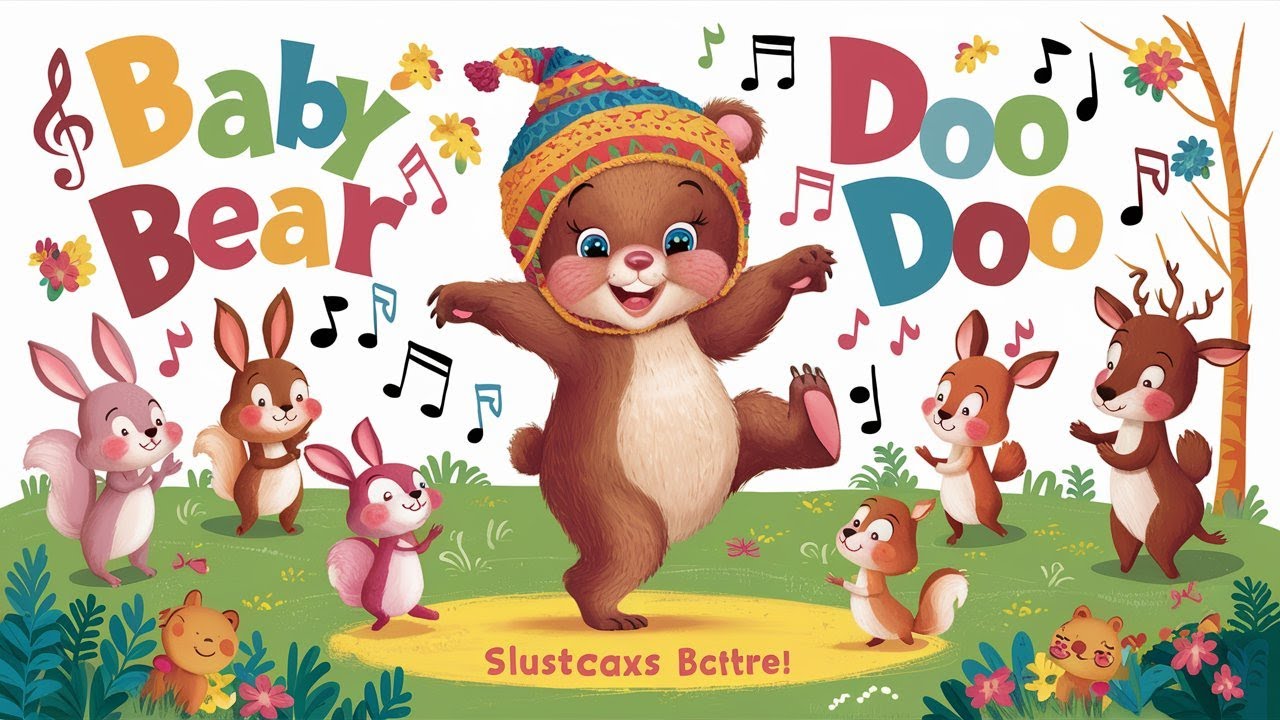 Baby Bear Doo Doo Doo | Fun Dance Song for Kids | Nursery Rhyme ...