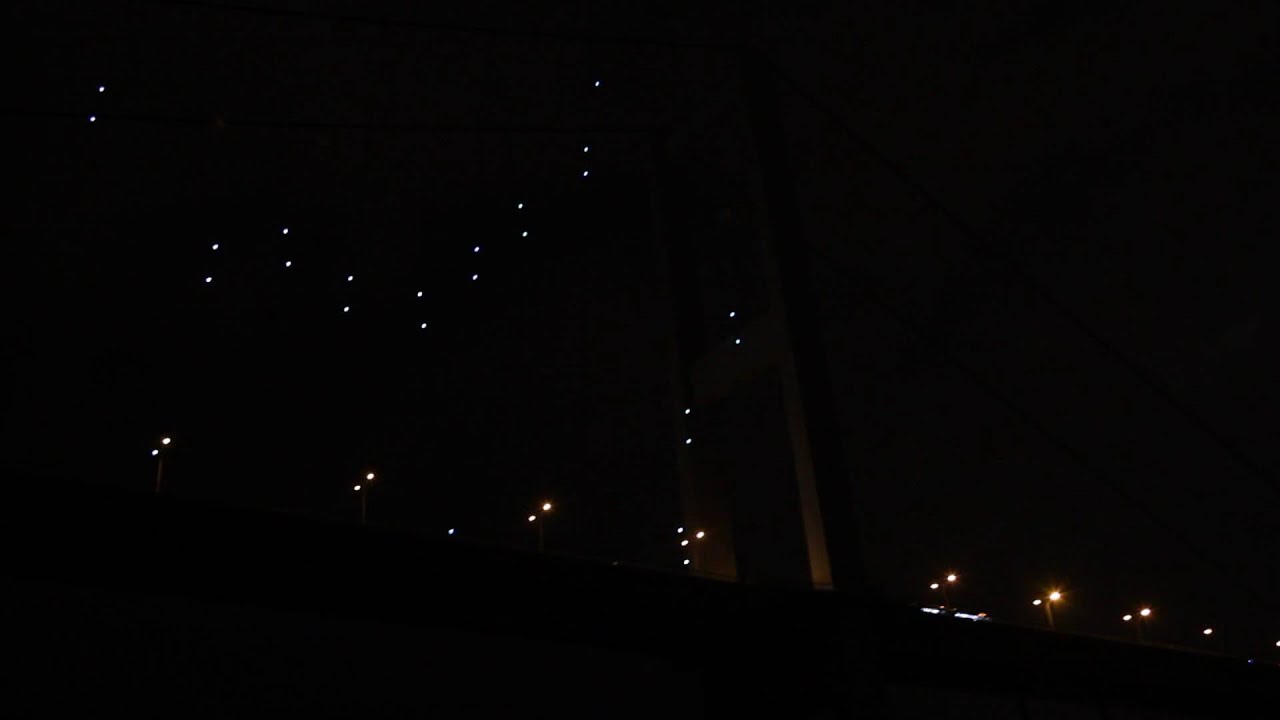 Istabul Fatih Sultan Mehmet Bridge at night - YouTube