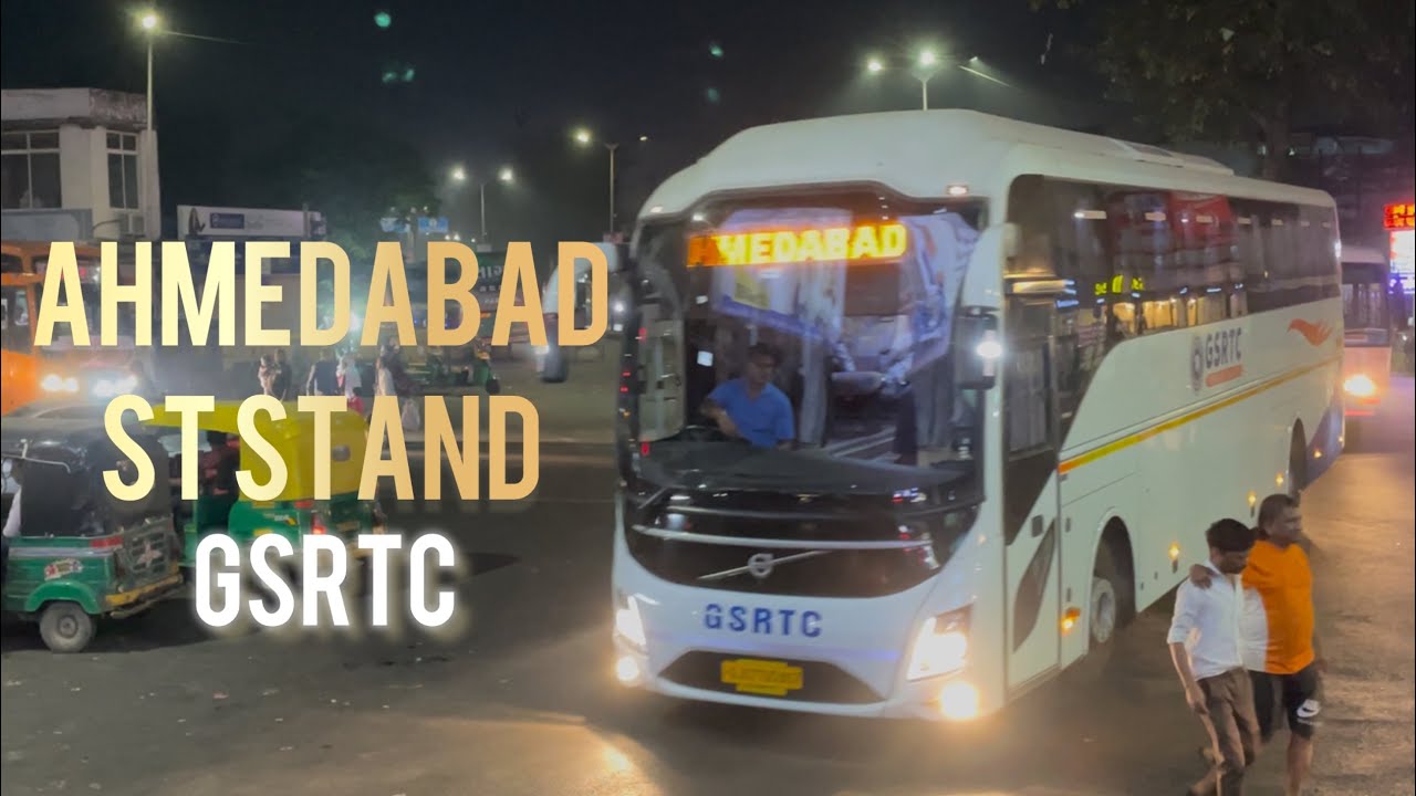 Ahmedabad ST Stand 🚍|| GeetaMandir || Busiest Bus Stand - YouTube