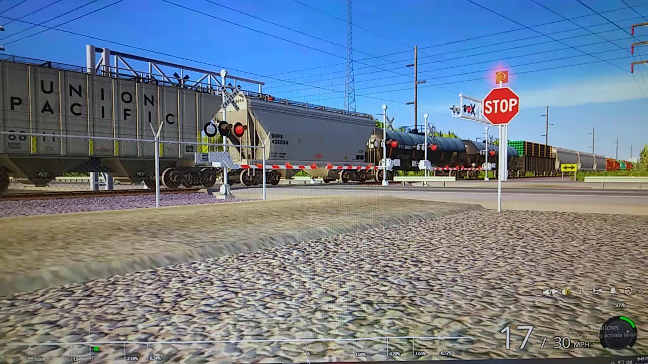 TRZ2019 atsf steam manifest train - YouTube