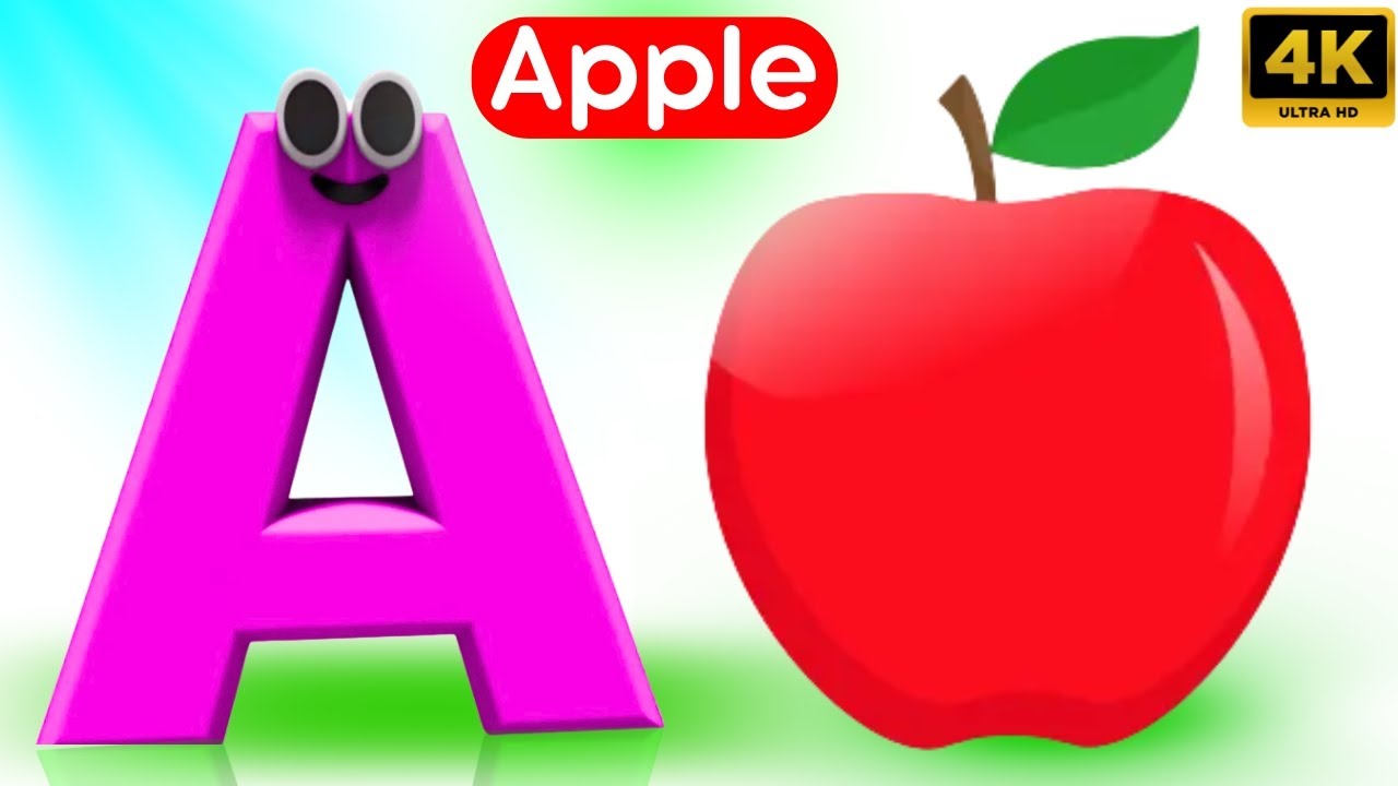 ABC song | a for apple | abc phonics song for toddlers | nursery rhymes ...