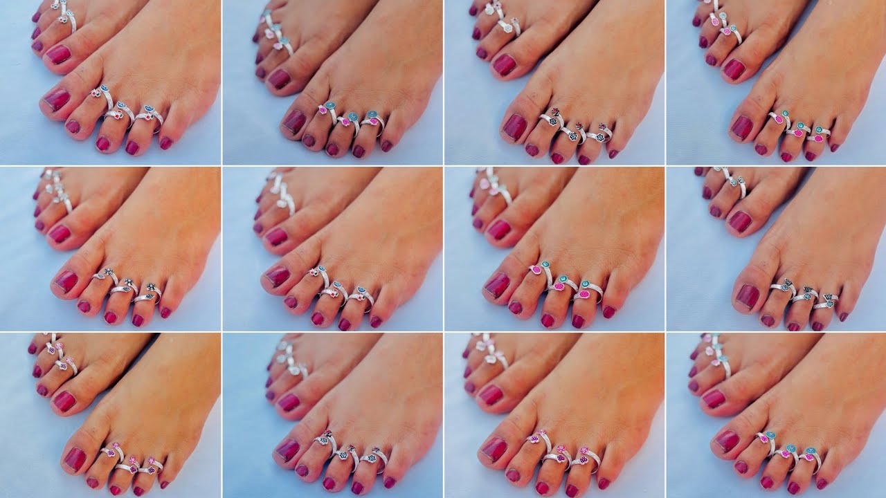 Silver Toe Rings designs with price 2025 | Silver bichiye designs with price 2025 - YouTube