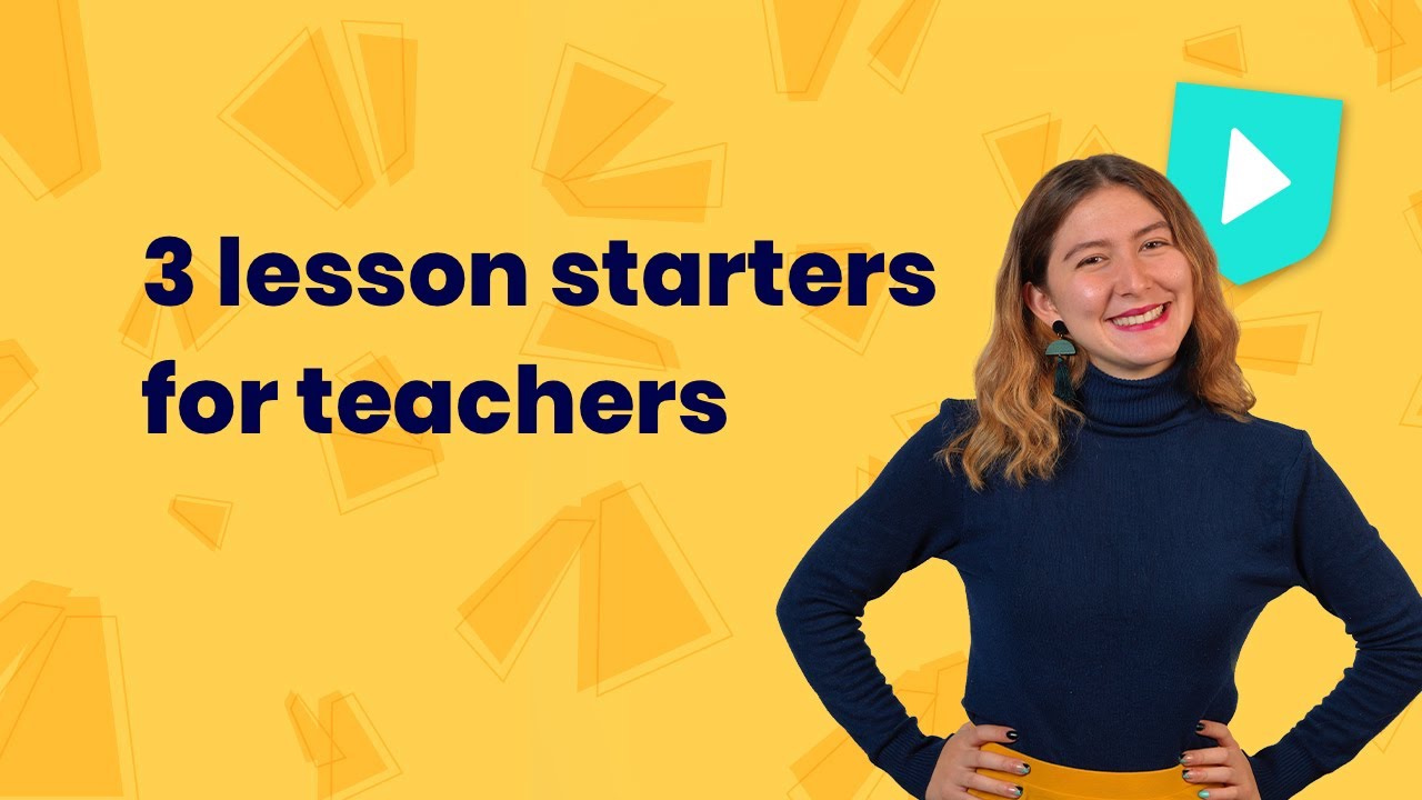 3 lesson starters for teachers - YouTube