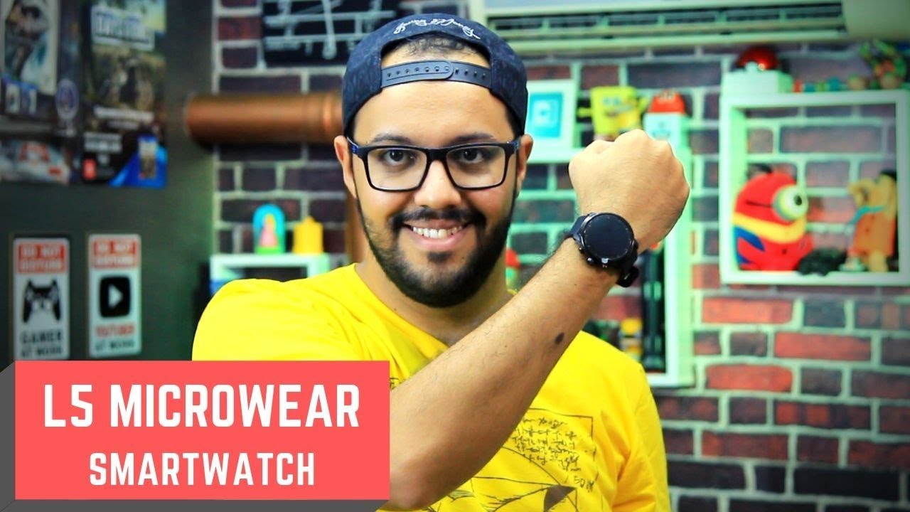 L5 SmartWear - O smartwatch a prova dágua baratinho. Review / Tutorial ...