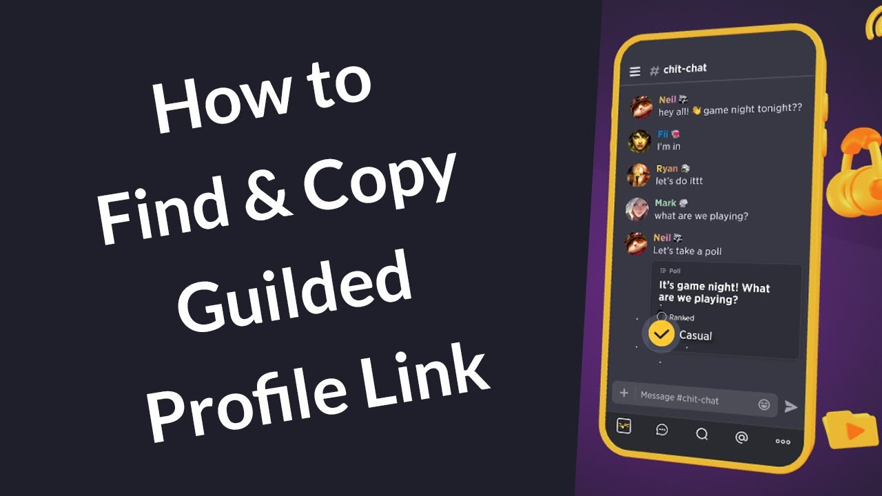How to Find & Copy Guilded Profile Link? - YouTube