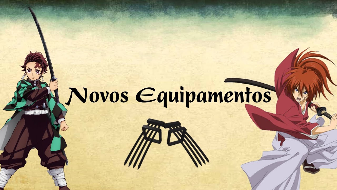 Garra Ninja, Asas De Bambu, Nichirin e Espada ao contrario - Lenda dos ...