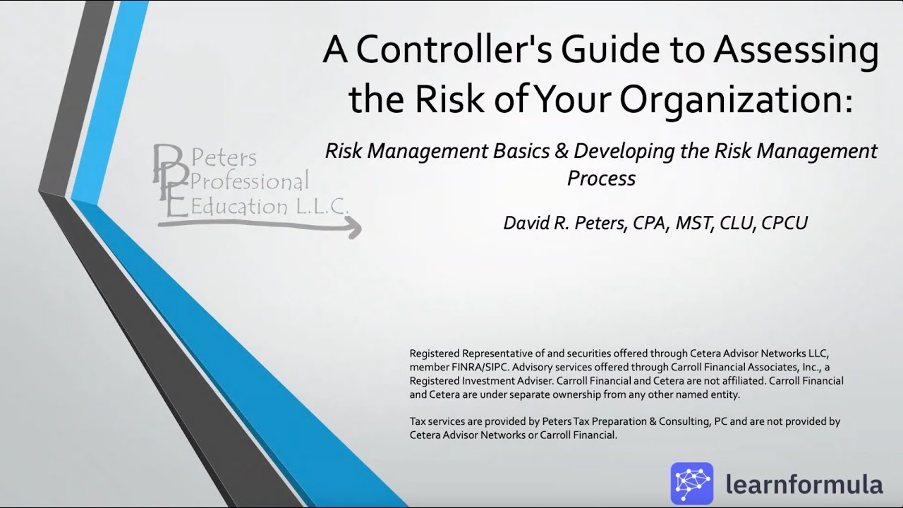 Risk Management Basics for CPAs: Why Risk Management? | Course Preview ...