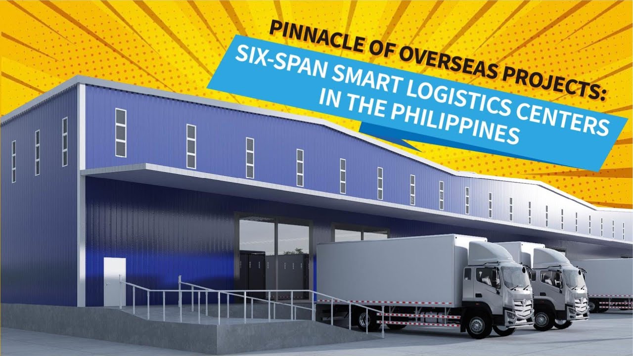 Pinnacle of overseas projects Six-span smart logistics centers in the ...