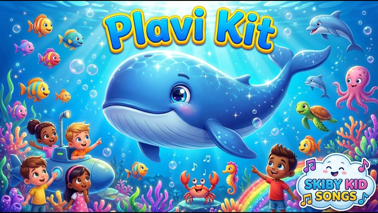 🌊🐋 "Plavi Kit" – Pjesma o najvećem morskom divu! 🎶🐋 | Skiby Kid Songs ...