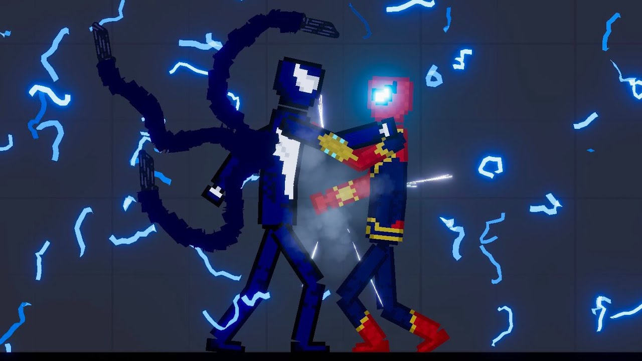 New Venom Fight Against Spider-Man And Rhino In People Playground - YouTube