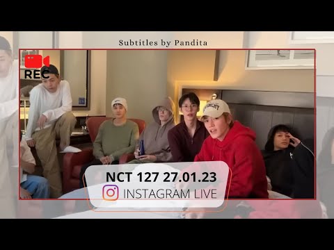 [SUB ESP| ENG| INDO] NCT 127 Instagram Live 27.01.23