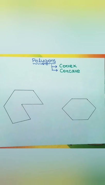how to find the difference between convex and concave polygons👉#convex ...