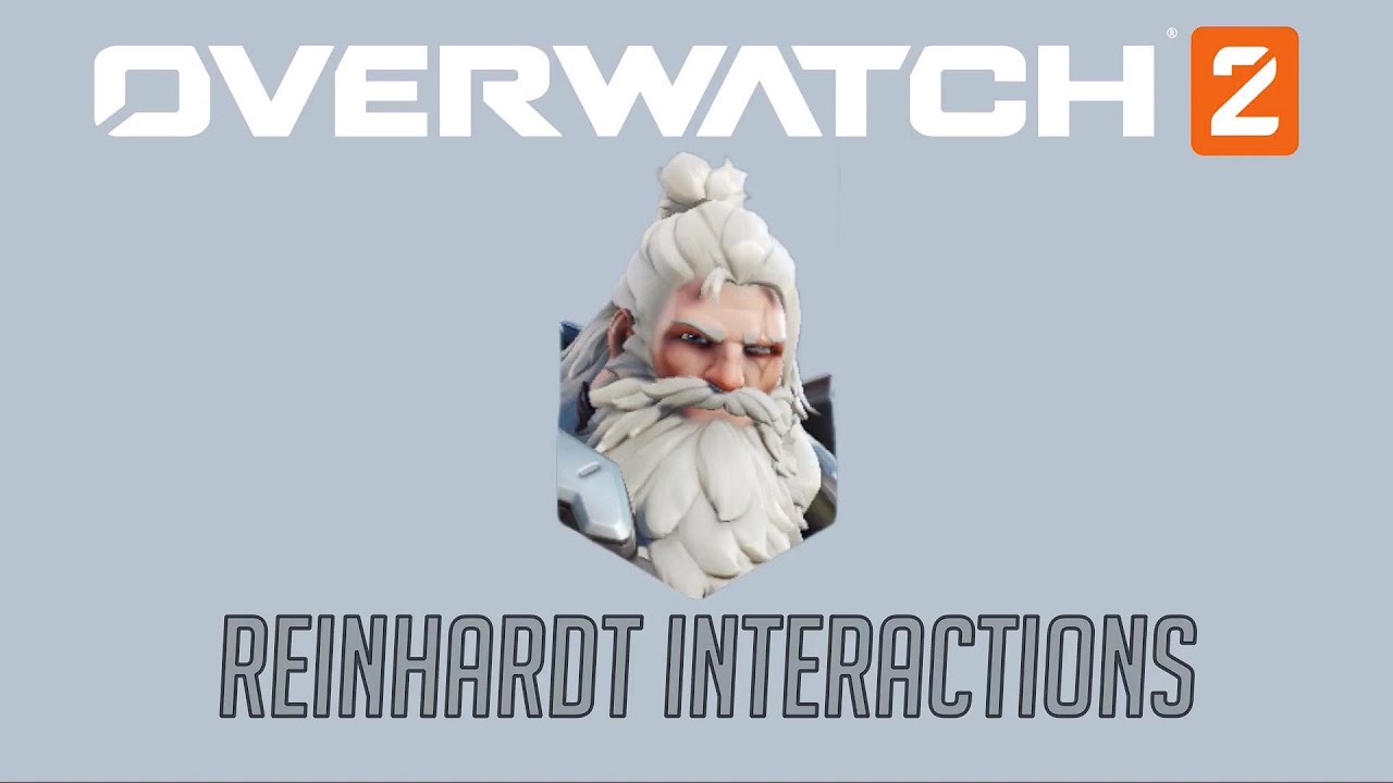 Overwatch 2 Second Closed Beta - Reinhardt Interactions + Hero Specific Eliminations - YouTube