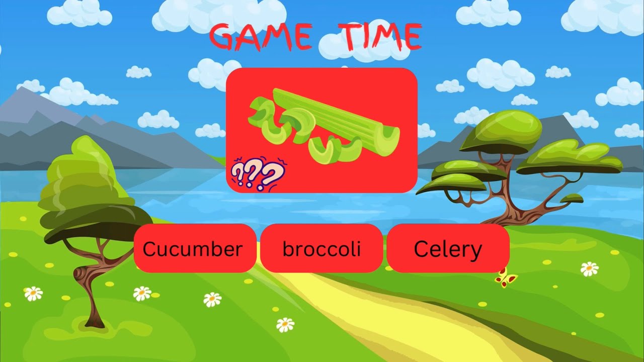 🥒Interactive Word Game | Learning different Vegetables | - YouTube