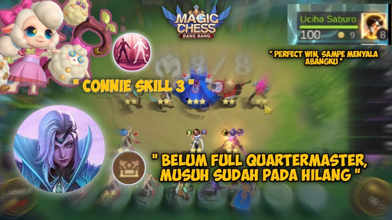 CONNIE SKILL 3 | VALENTINA QUARTER MASTER OP PARAH | SAMPE PERFECT WIN ...