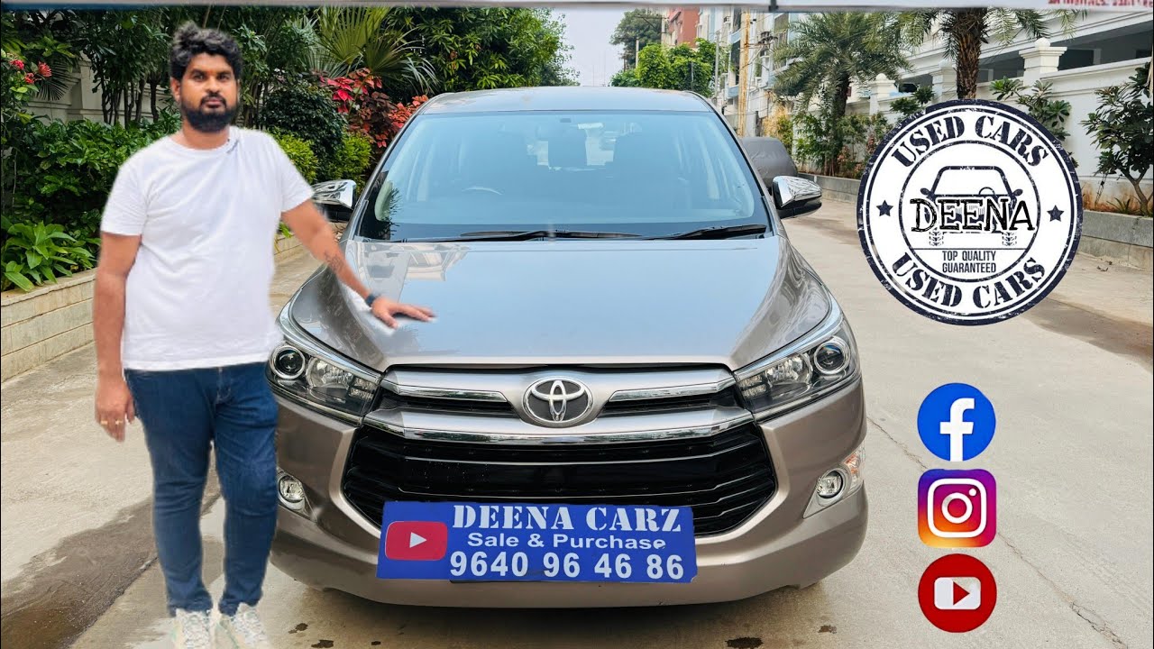 Innova Crysta 2.4 Z For Sale | Secondhand Cars sales in Hyderabad ...